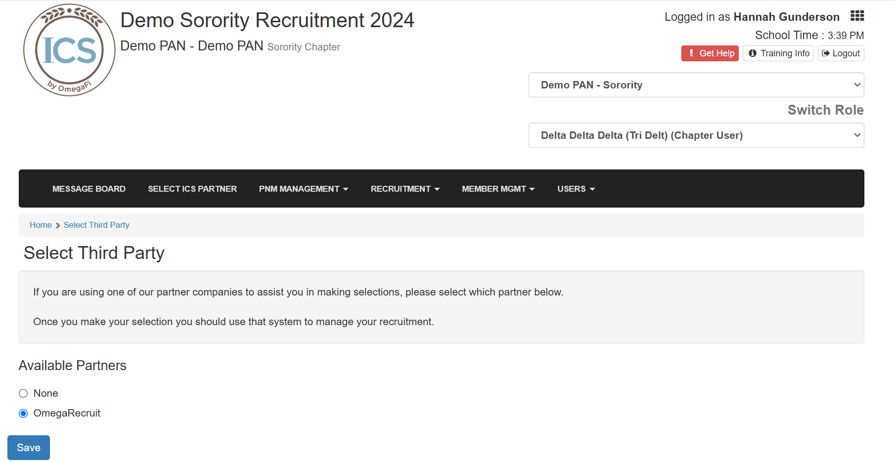 How can I link ICS to OmegaRecruit? – ICS